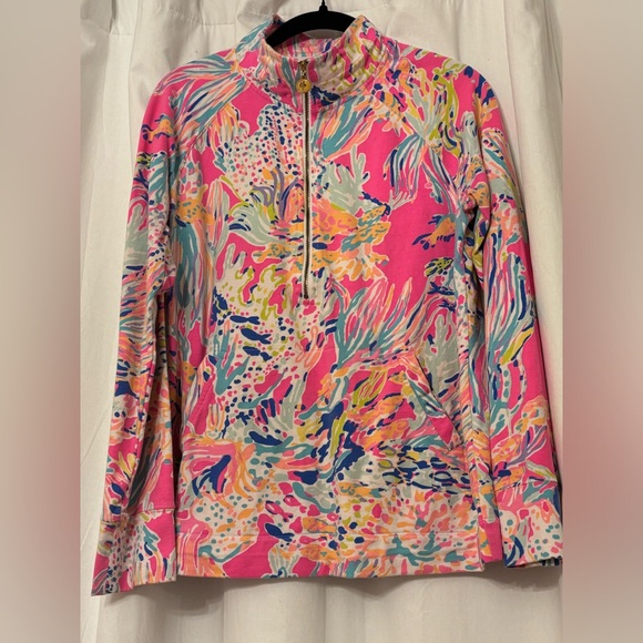 Lilly Pulitzer | Sweaters | Lilly Pulitzer Skipper Popover In Tiki Pink ...